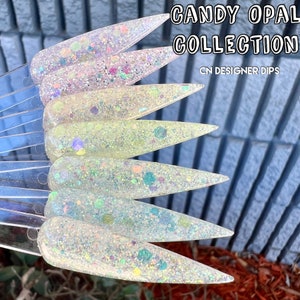 Candy Opal Dip Powder, Dip Powder for Nails, Glitter Dip Powder, Nail ...