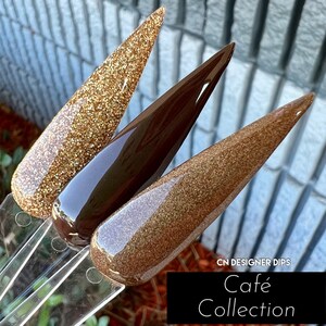 Café Collection- Dip Powder, Dip Powder for Nails, Acrylic, Fall, Brown ...
