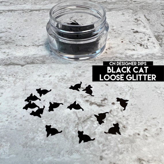 Black Cat Loose Glitter 1/2 Tsp Glitter Shapes Glitter - Etsy