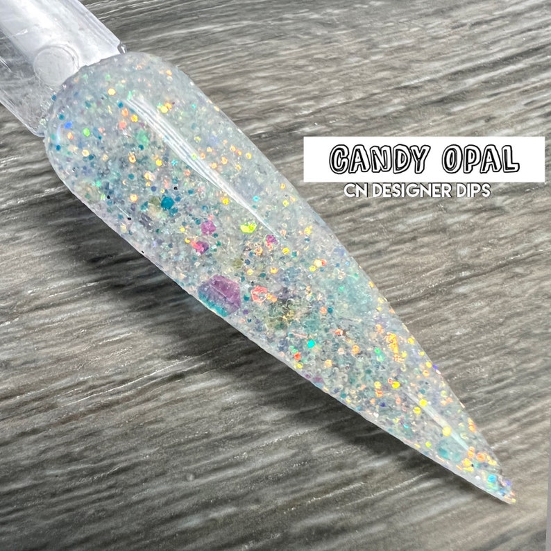 Candy Opal Dip Powder Dip Powder for Nails Glitter Dip - Etsy