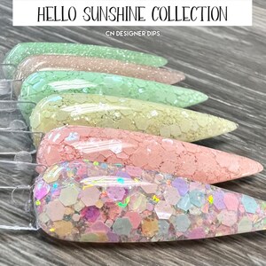 Hello Sunshine- Dip Powder, Dip Powder for Nails, Acrylic, Spring ...