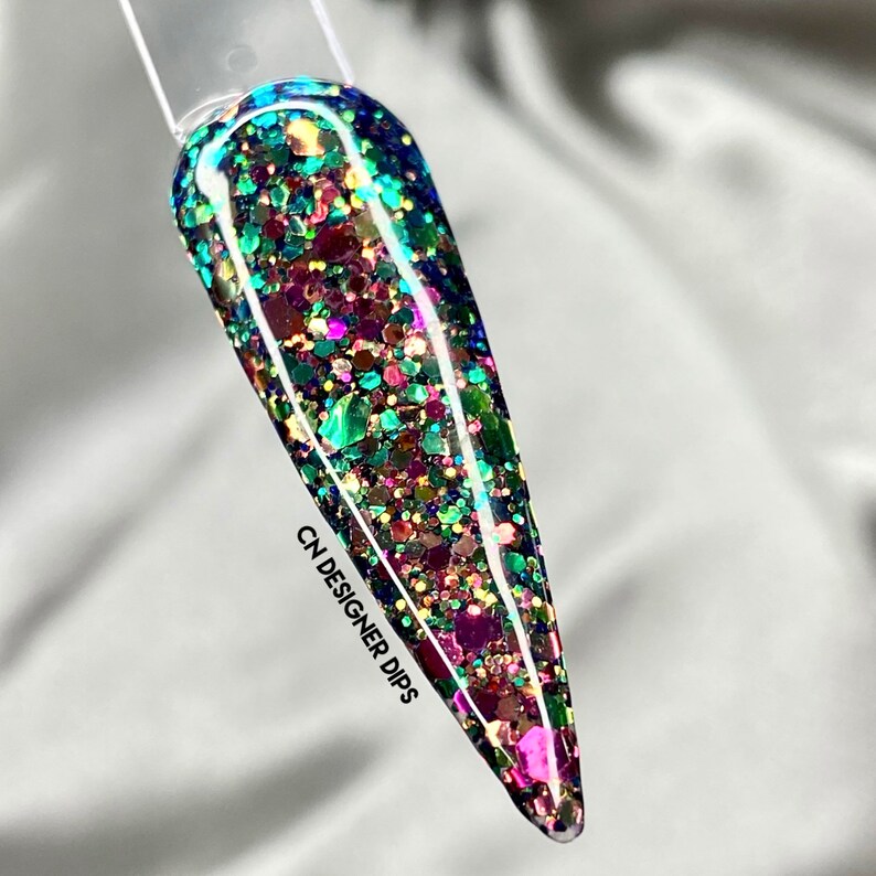 Joker Dip Powder Glitter Dip Powder Dip Powder for Nails - Etsy