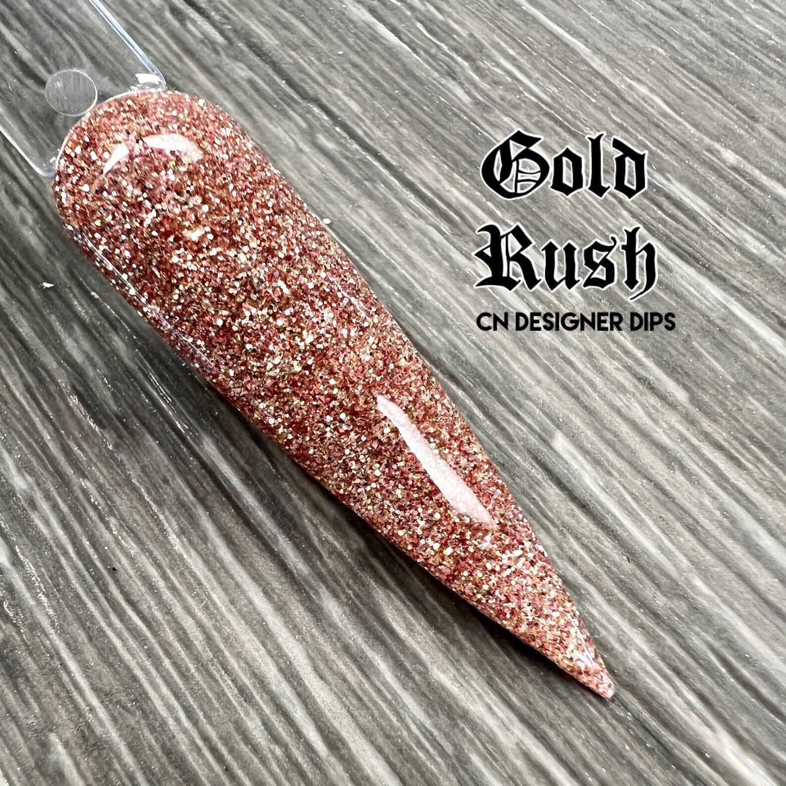 Gold Rush Dip Powder Dip Powder for Nails Glitter Dip | Etsy