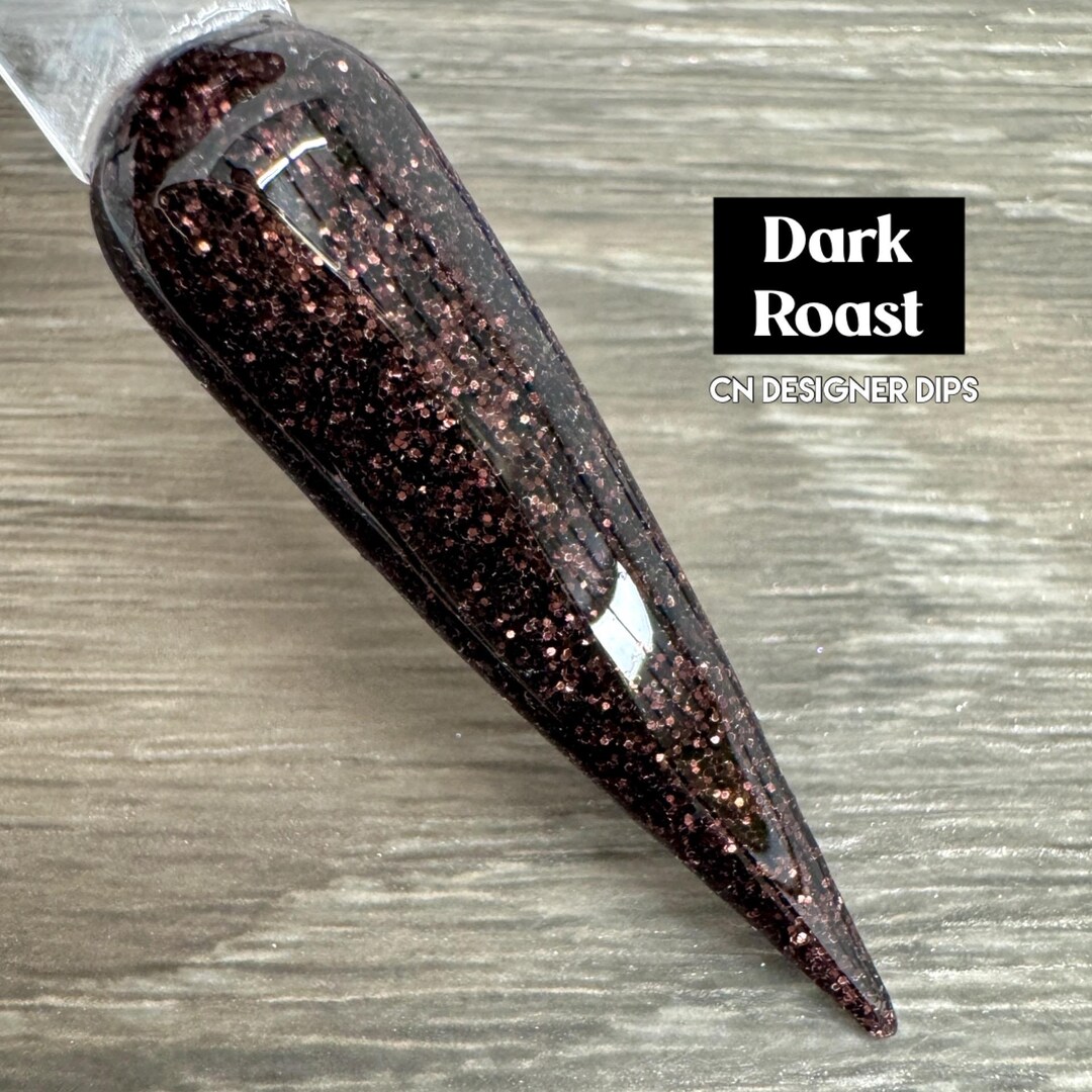 Dark Roast- Dip Powder, Dip Powder for Nails, Nail Dip, Dip Nail, Dip ...