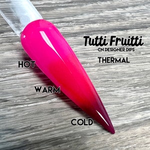 Tutti Fruitti- Dip Powder, Thermal Dip Powder, Dip Powder for Nails ...