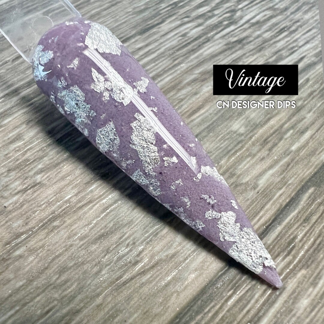 Vintage - Dip Powder, Foil Dip Powder, Dip Nail Powder, Dip Powder for ...