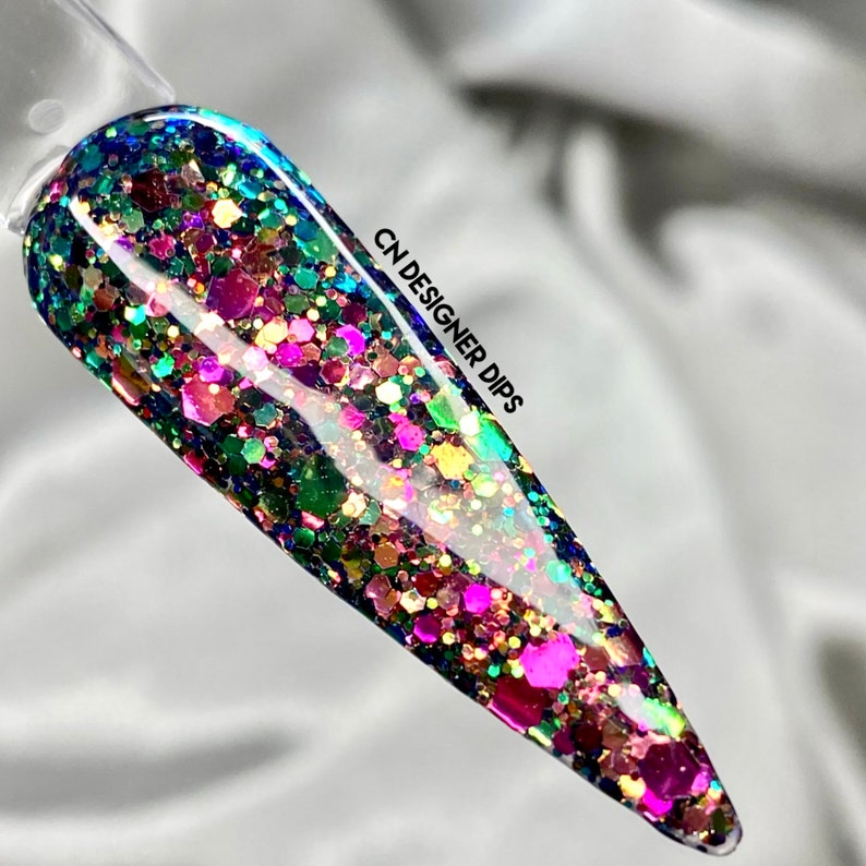 Joker Dip Powder Glitter Dip Powder Dip Powder for Nails - Etsy