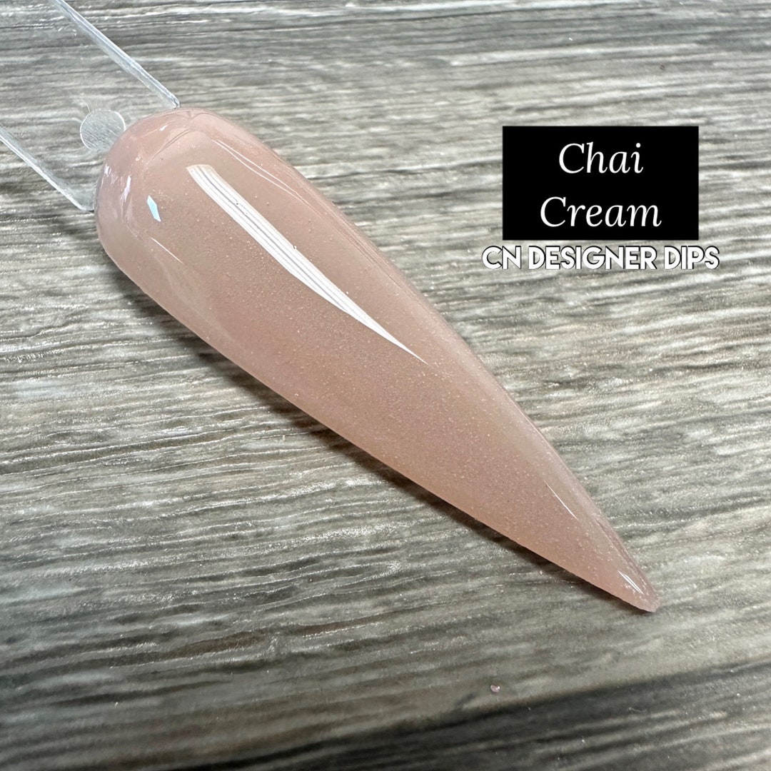Chai Cream- Dip Powder, Dip Powder for Nails, Nail Dip Powder, Nail Dip ...