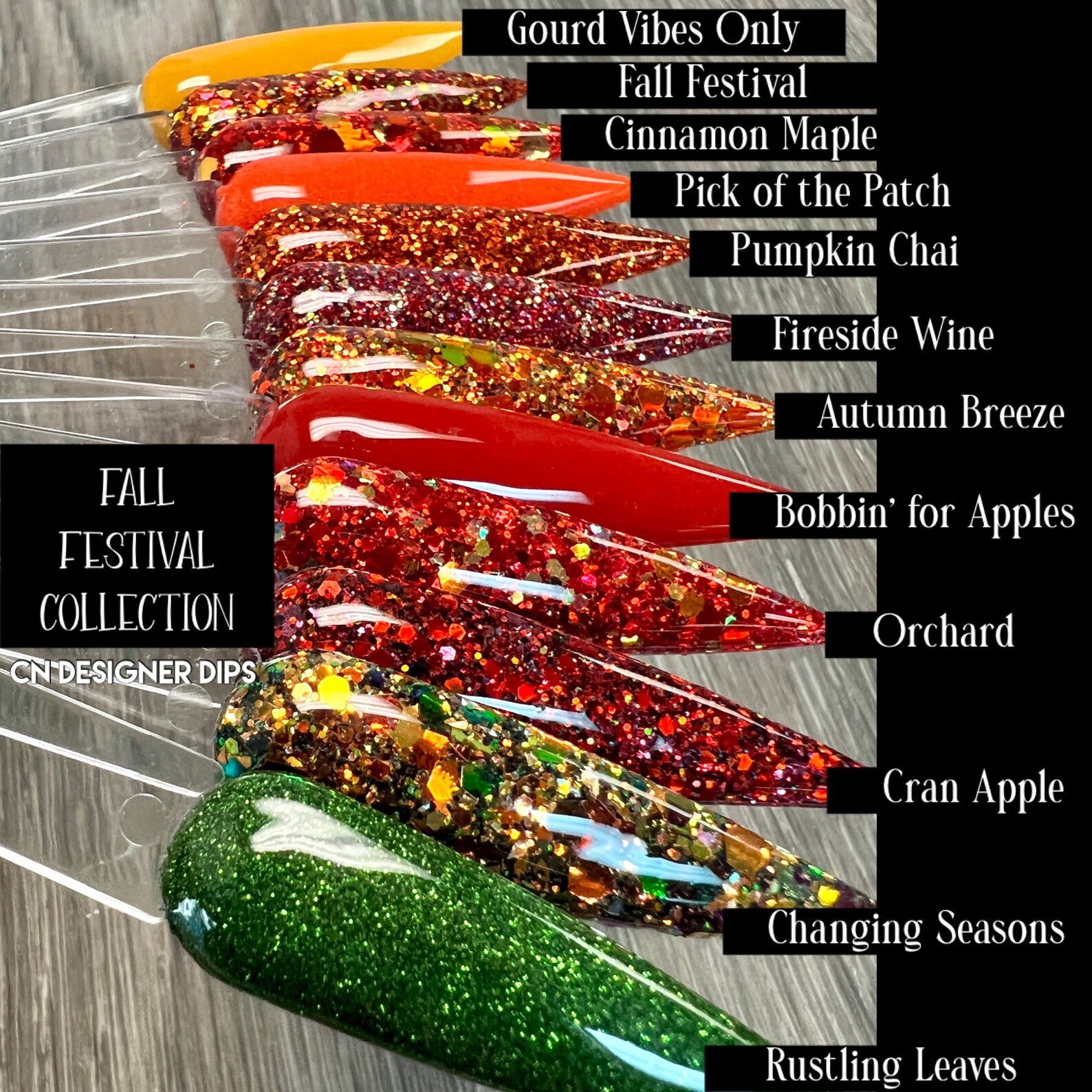 Fall Festival Collection Dip Powder Dip Powder for Nails - Etsy