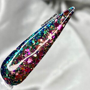 Joker- Dip Powder, Glitter Dip Powder, Dip Powder for Nails, Nail Dip ...