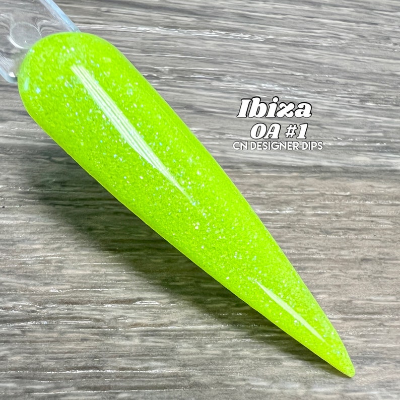 Ibiza OA1 SALE- Dip Powder, Dip Powder for Nails, Acrylic, Yellow, Neon ...