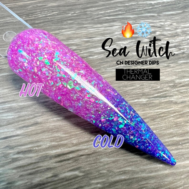 Sea Witch Dip Powder Thermal Dip Powder Nail Dip Dip - Etsy