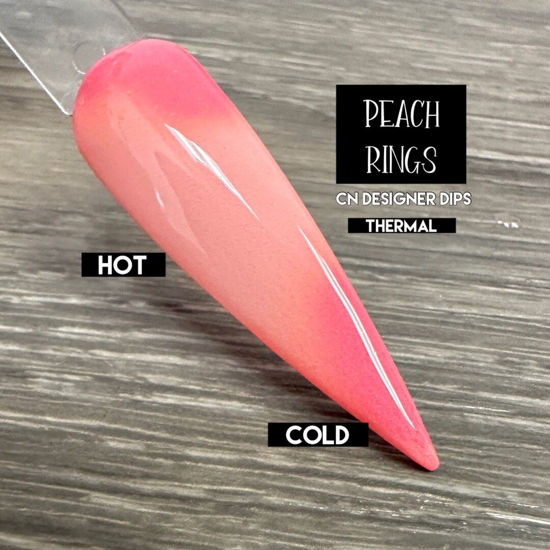 Peach Rings- Dip Powder, Dip Nail Powder, Dip Powder for Nails, Thermal Dip Powder, Dip Powder ...