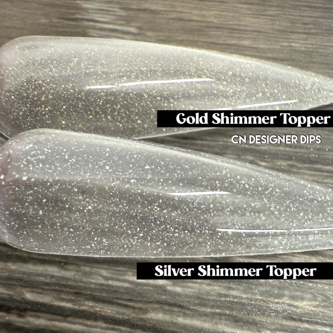 Shimmer Toppers Duo- Dip Powder, Dip Powder for Nails, Acrylic, Clear ...