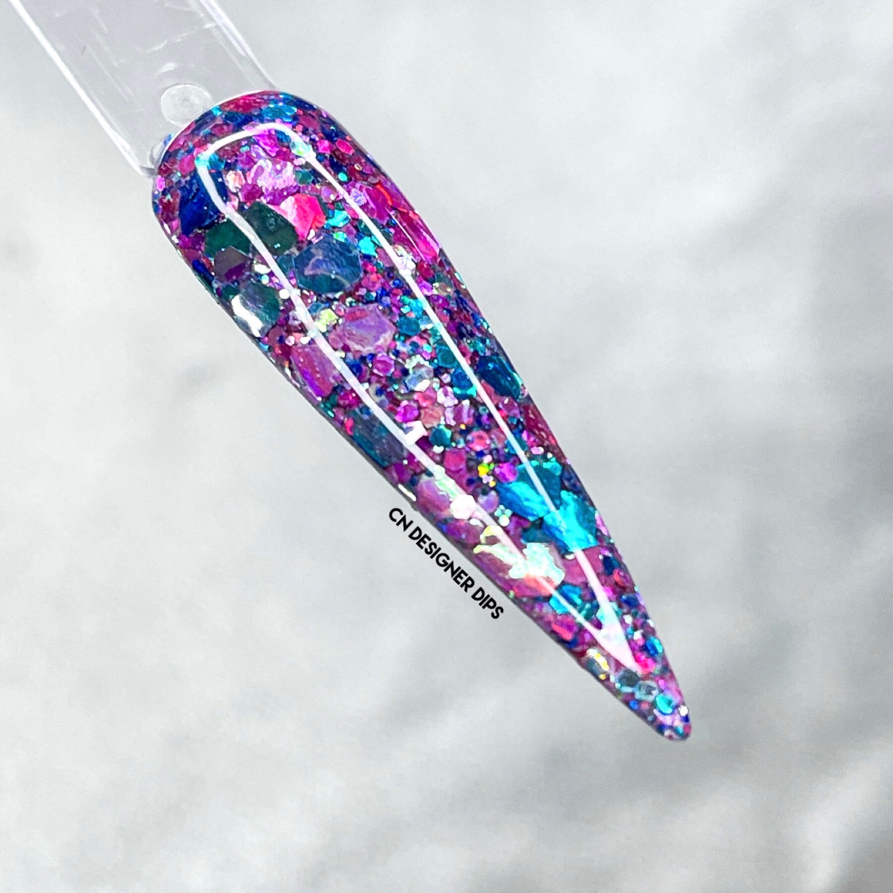 Candy Crushed dip powder nail dip powder glitter dip | Etsy