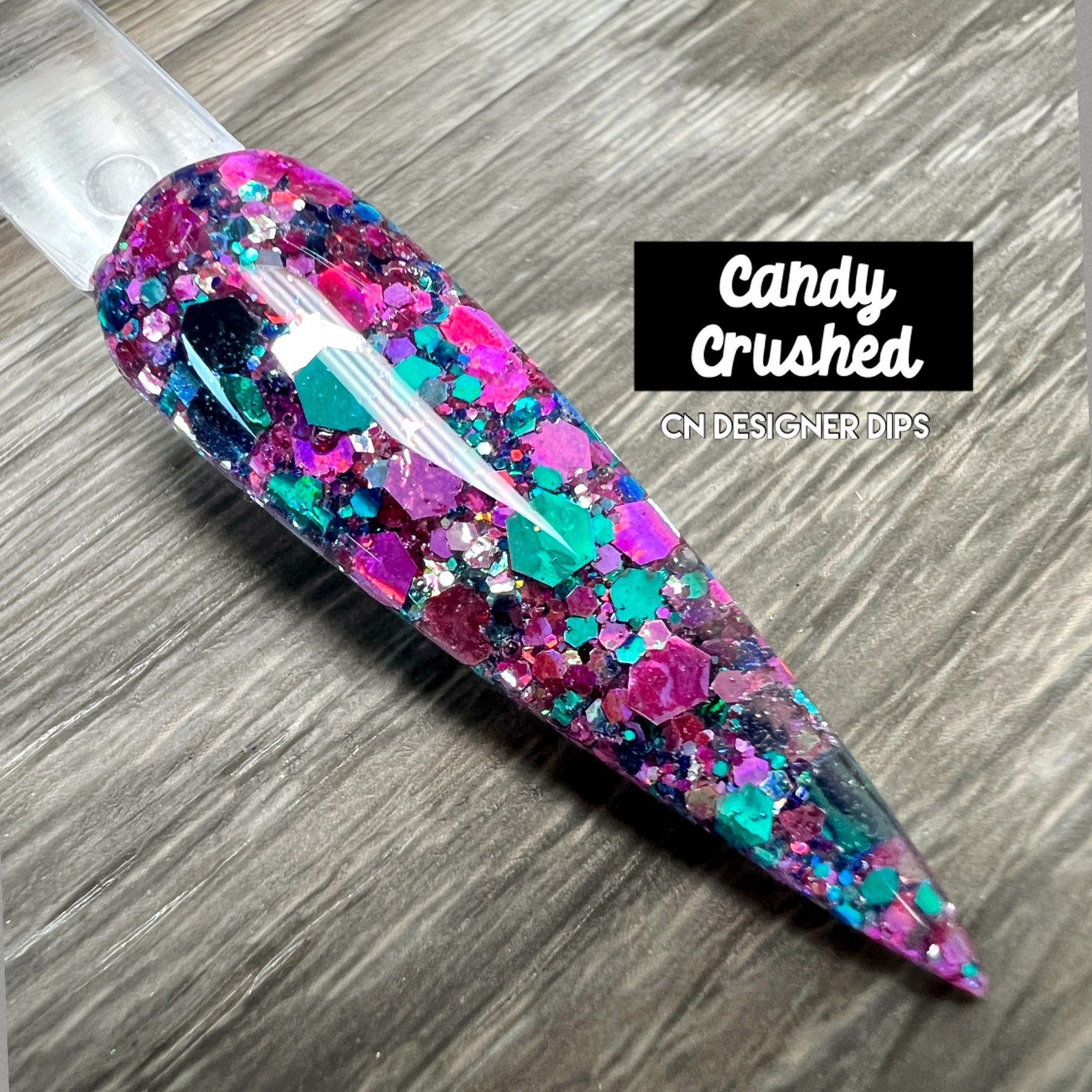 Candy Crushed Dip Powder Nail Dip Powder Glitter Dip - Etsy