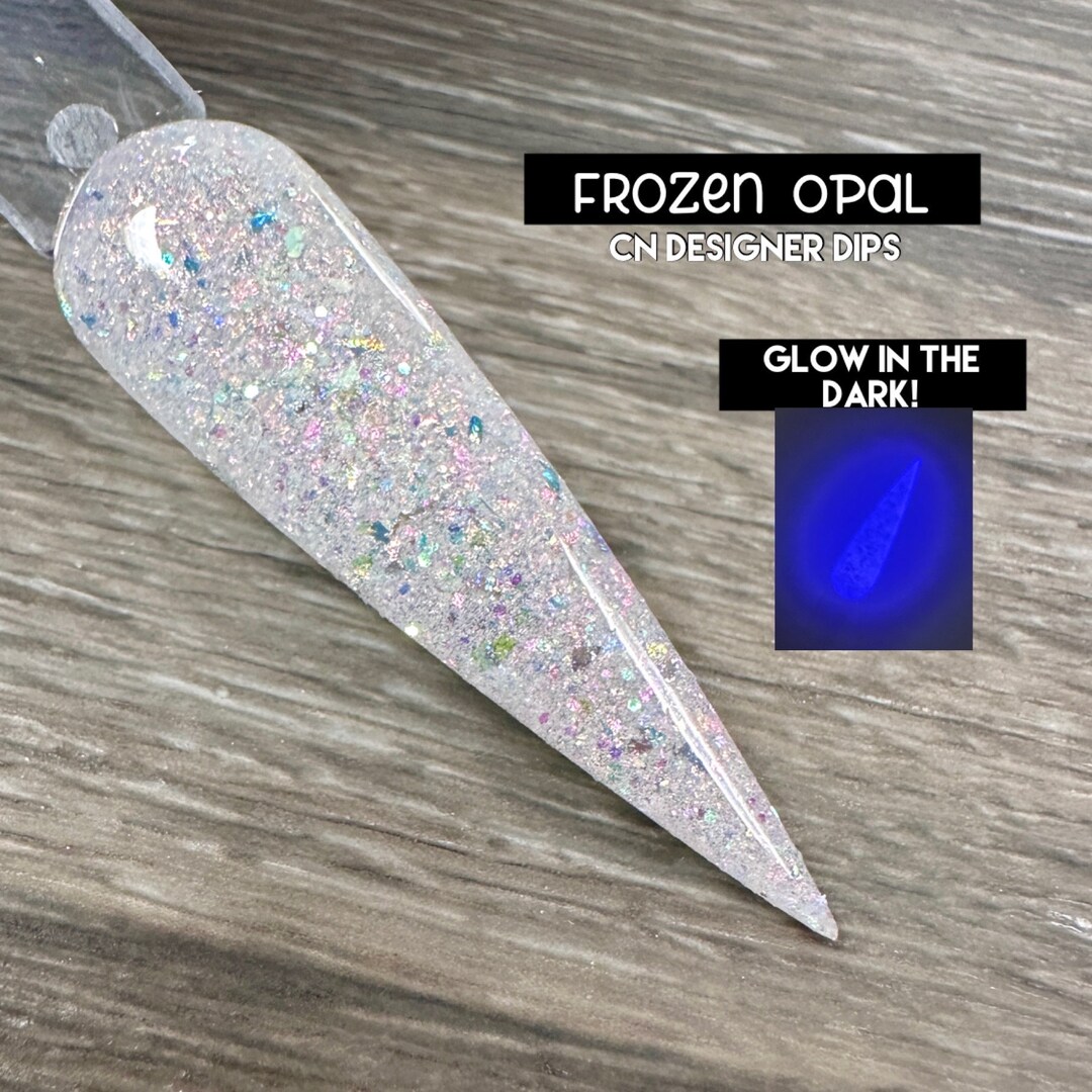 Frozen Opal Dip Powder, Dip Powder for Nails, Glow, Nail Dip, Dip Nail ...