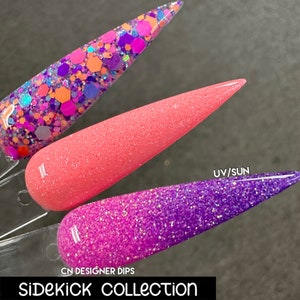 Sidekick Collection- Dip Powder, Dip Powder for Nails, Acrylic, Bright ...