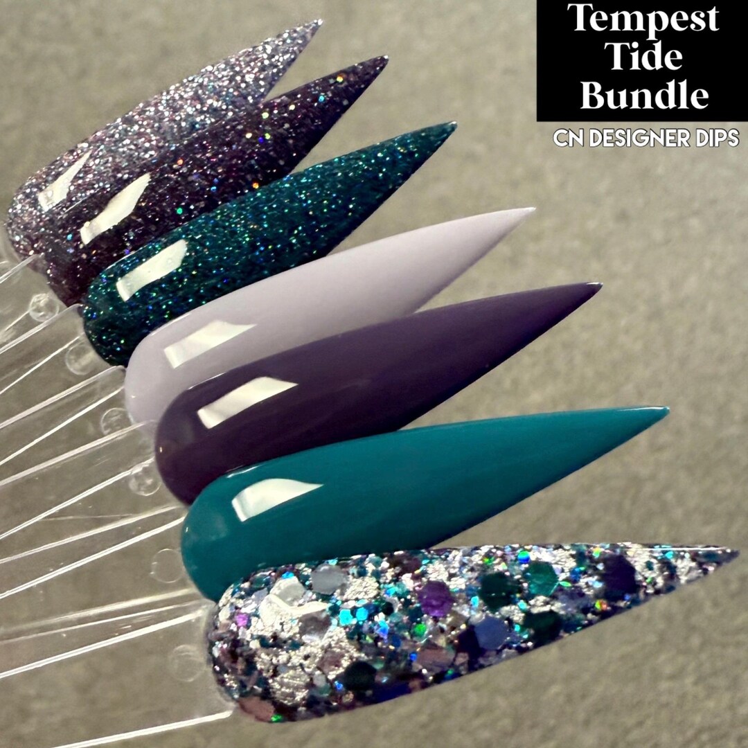 Tempest Tide Bundle- Dip Powder, Dip Powder for Nails, Acrylic, Fall ...