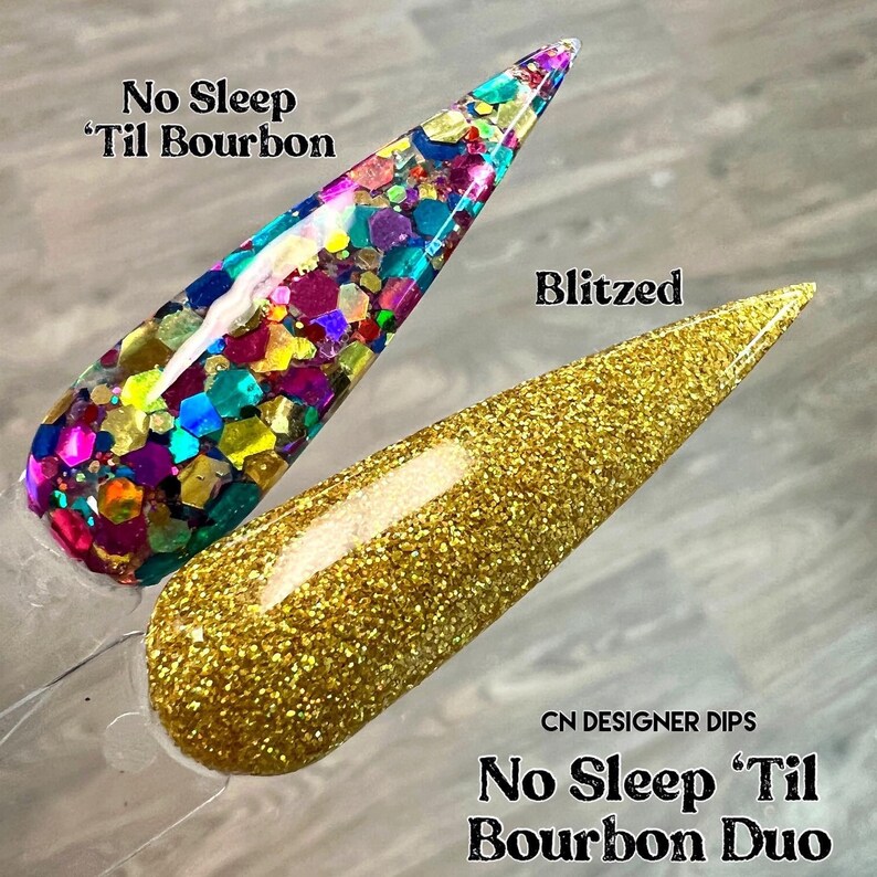 No Sleep til Bourbon Duo Dip Powder Fall Dip Powder Dip - Etsy
