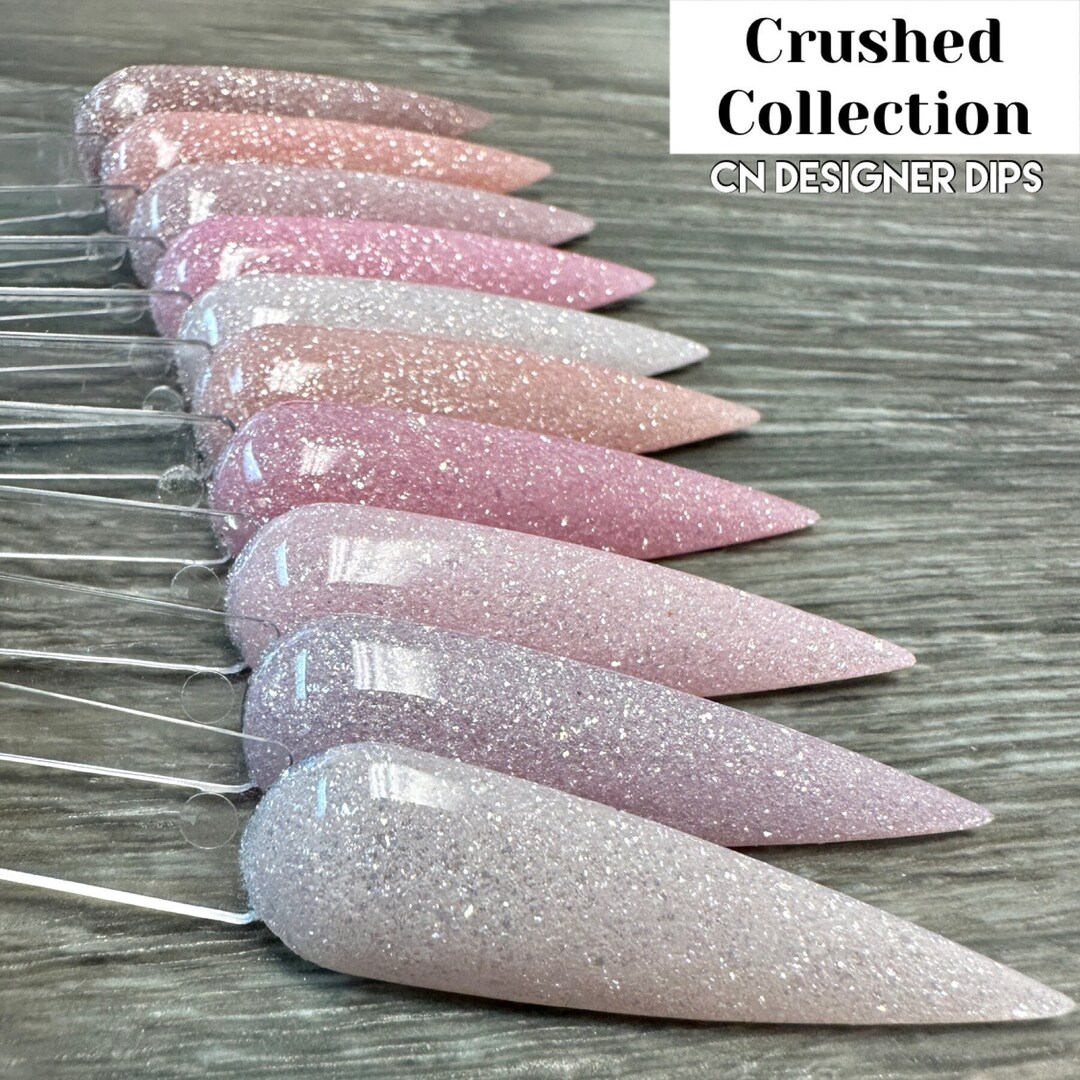Crushed Collection- Dip Powder, Dip Powder for Nails, Nail Dip, Dip ...