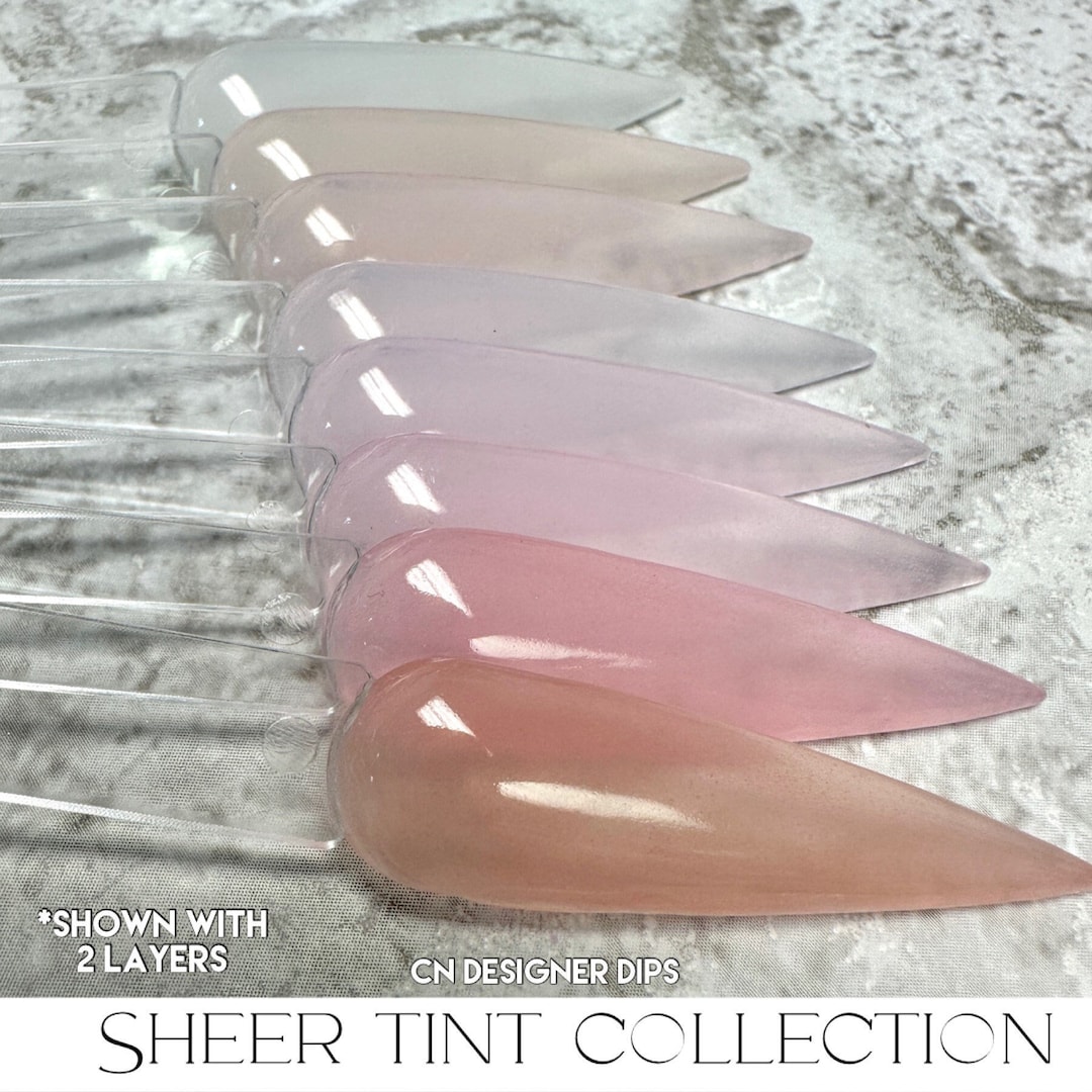 Sheer Tint Collection- Dip Powder, Dip Powder for Nails, Acrylic ...