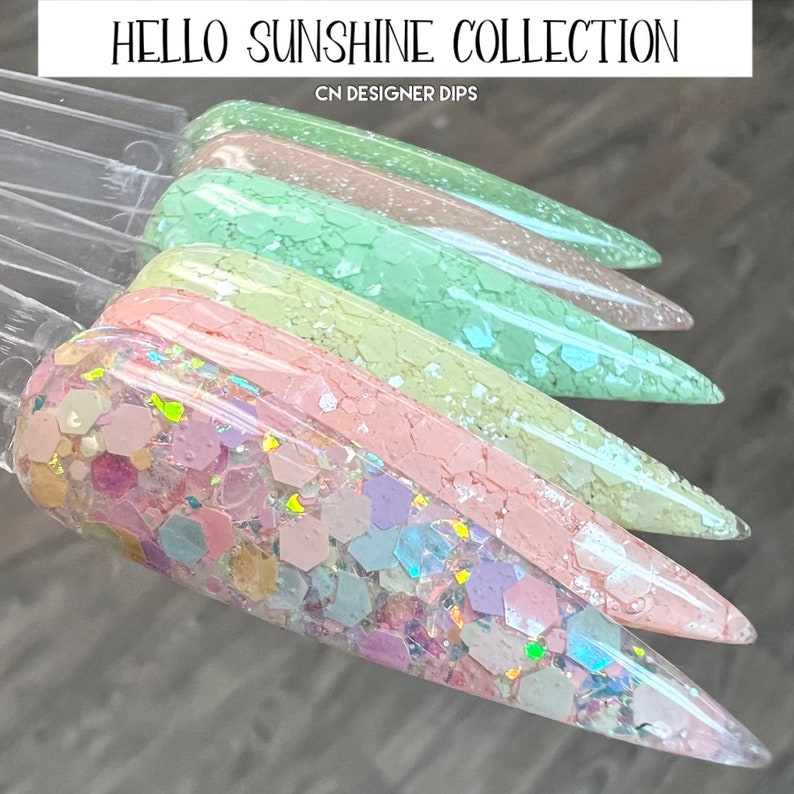 Hello Sunshine Dip Powder Dip Powder for Nails Nail Dip | Etsy