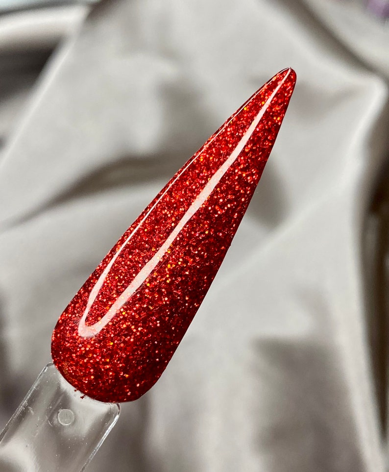 Poinsettia dip powder Christmas dip powder red dip powder | Etsy