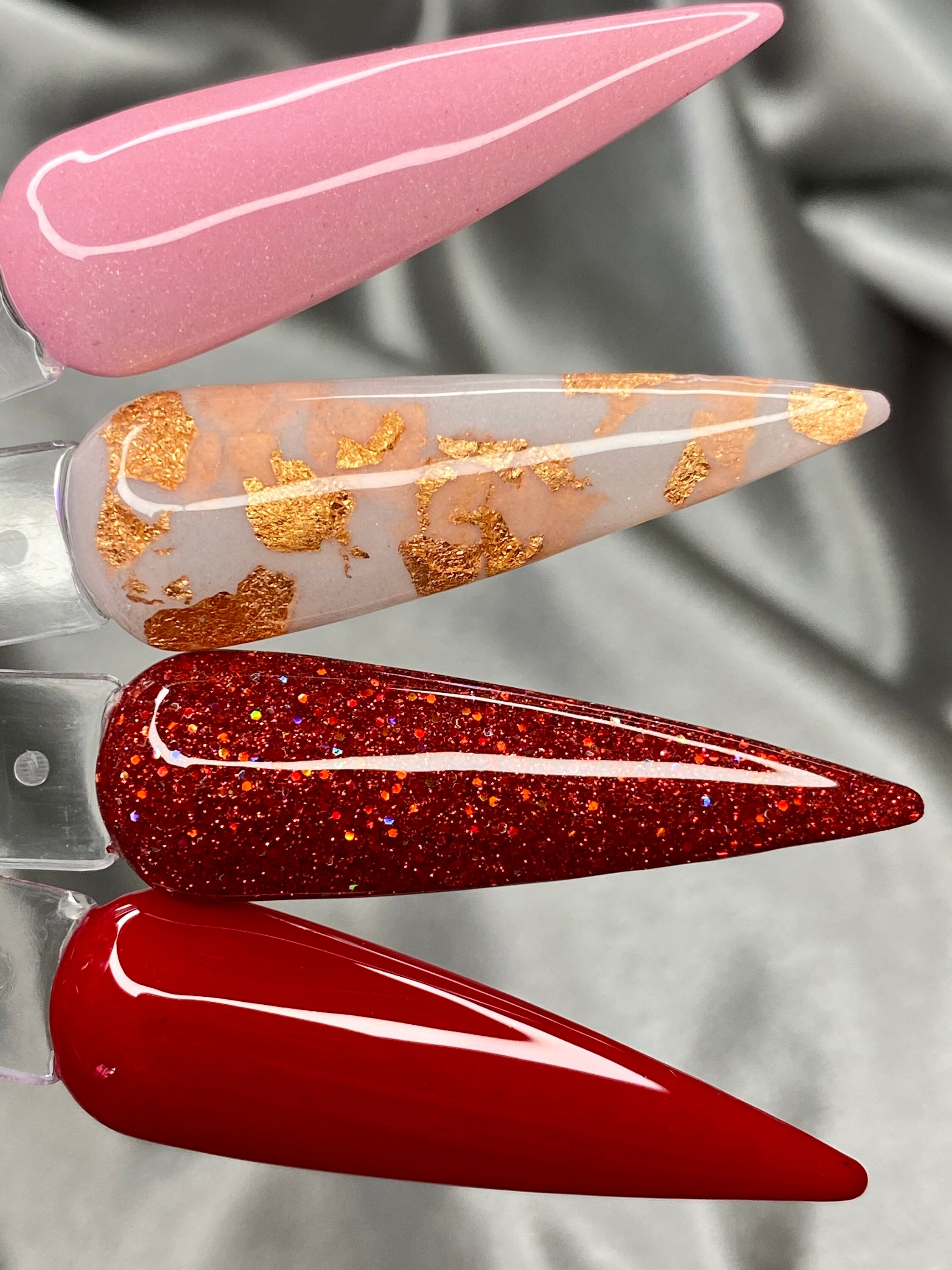 Fuego dip powder red dip powder dip powder for nails | Etsy