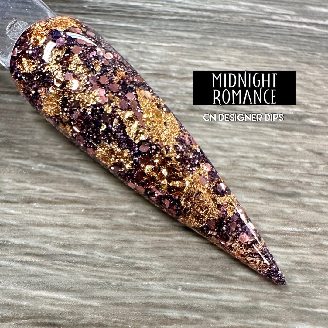 Midnight Romance- Dip Powder, Dip Powder for Nails, Acrylic, Neutral ...
