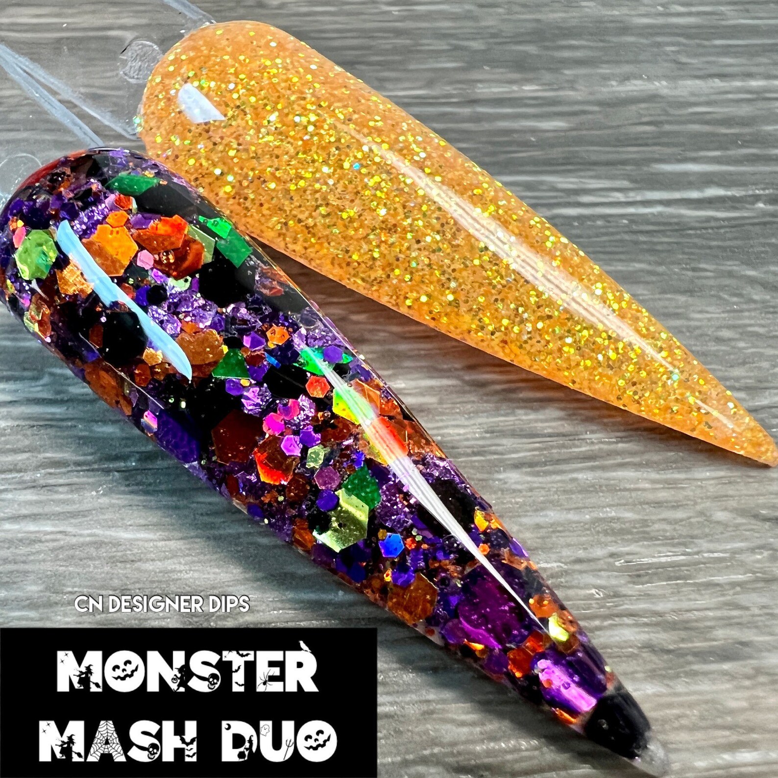 Monster Mash Duo- Dip Powder, Dip Powder for Nails, Acrylic, Halloween ...