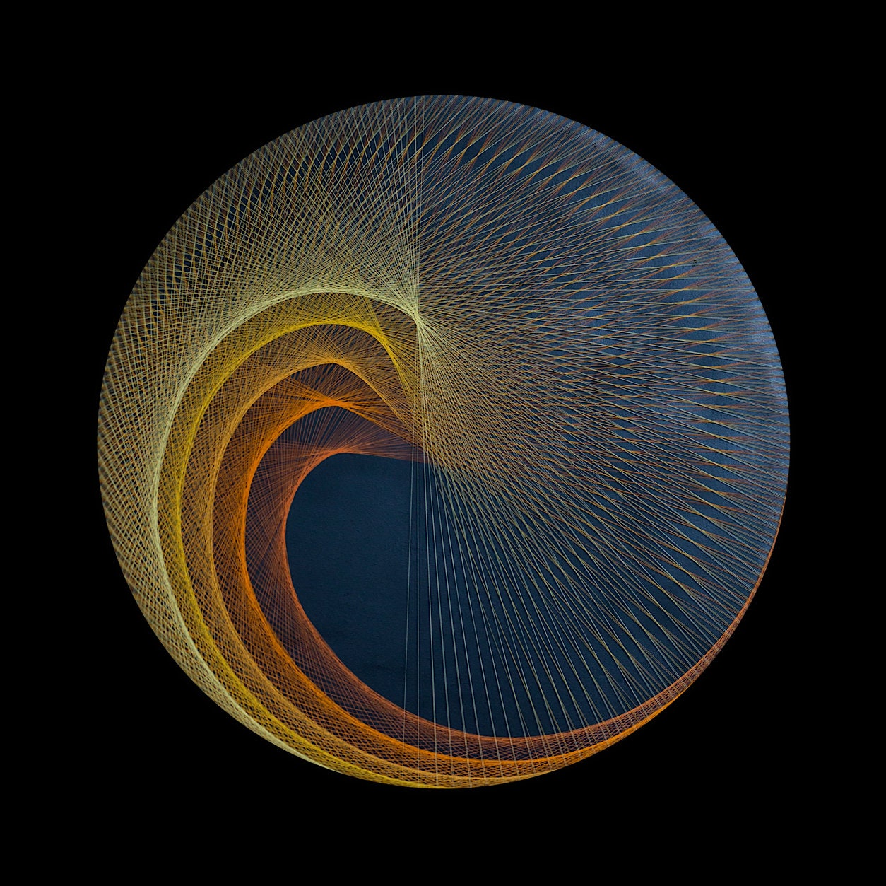 DIY TUTORIAL String Art Sacred Geometry Golden Mandala Wall - Etsy