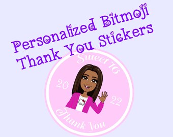 Bitmoji Thank You - Etsy