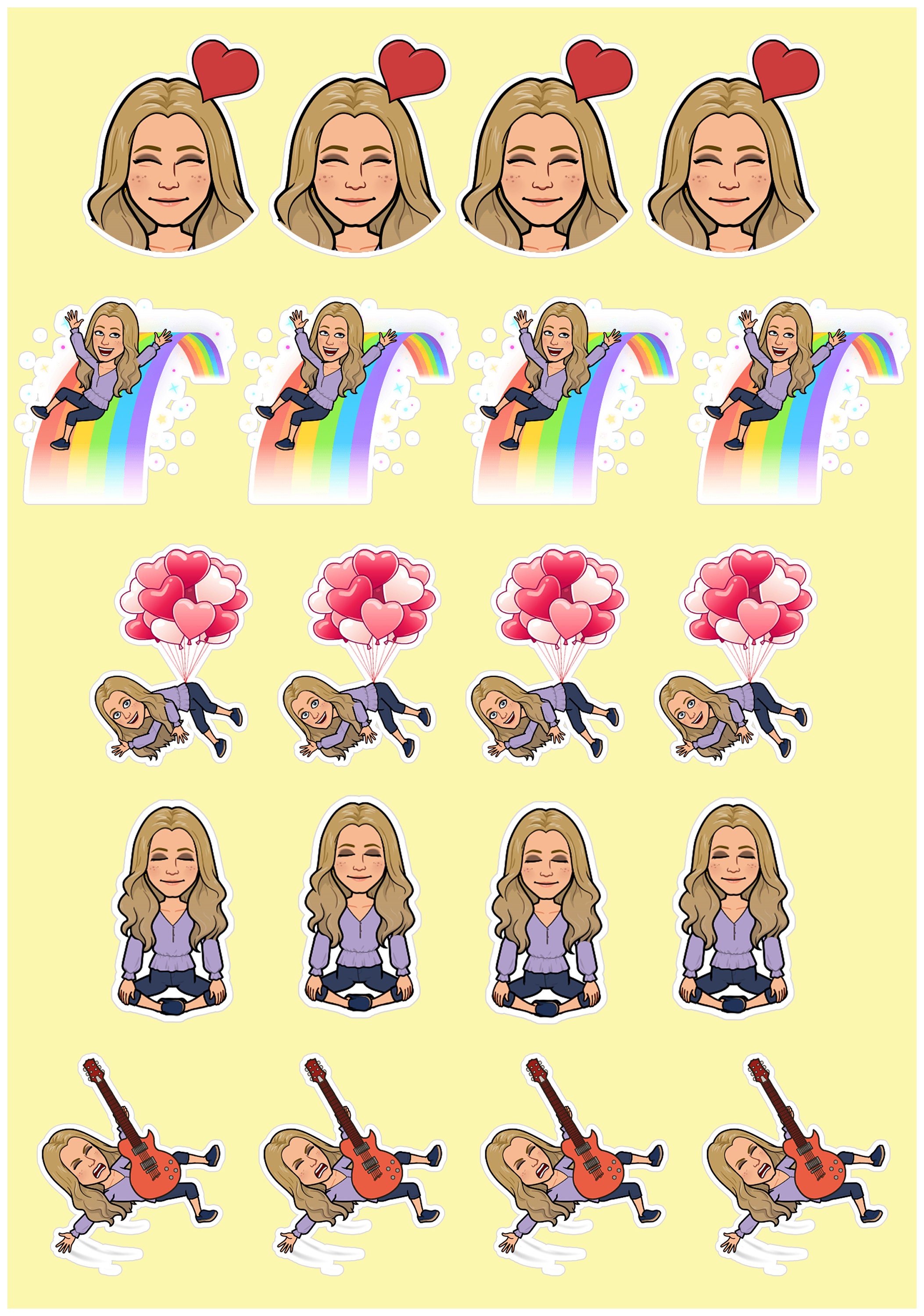 Custom Bitmoji Sticker Premium Bitmoji Sticker Bitmoji Gift - Etsy ...