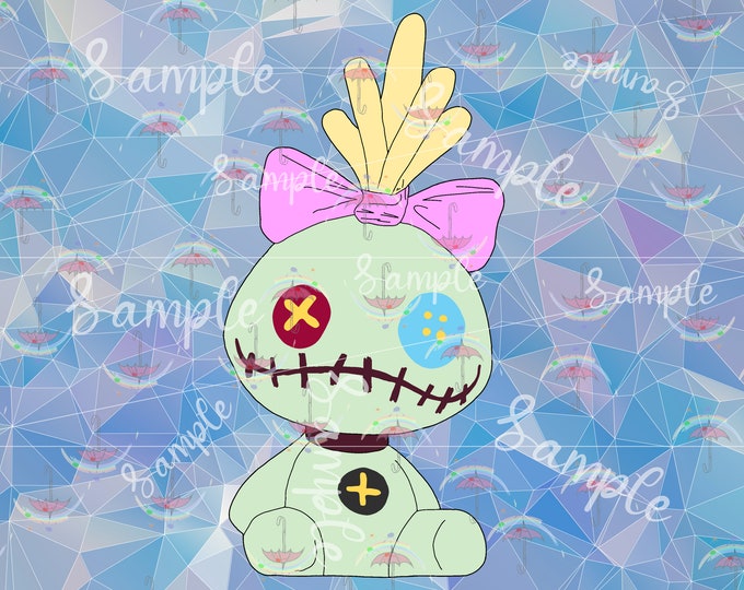 Instant Download Stitch's Scrump Doll Digital Download, Stitch Jpg Png ...