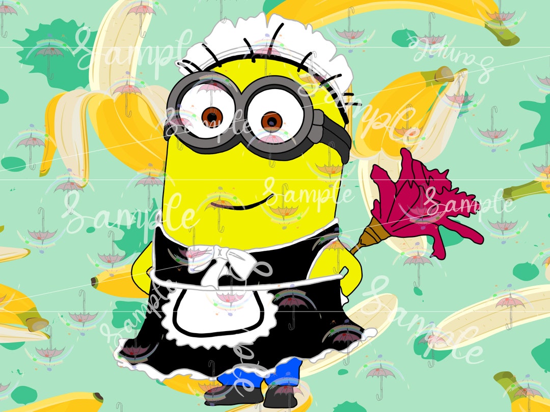 Instant Download Minion Maid Phil Art, Phil Digital Download, Phil the ...