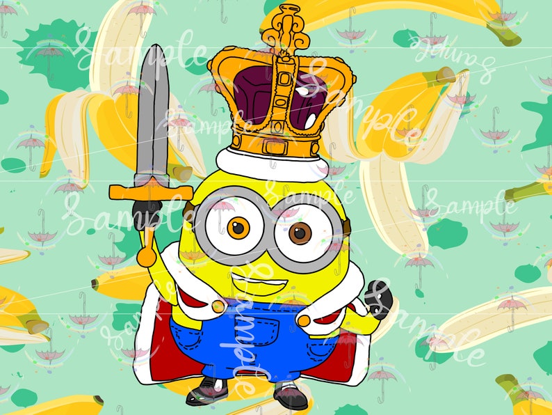 Instant Download Minion King Bob Art Bob Digital Download - Etsy