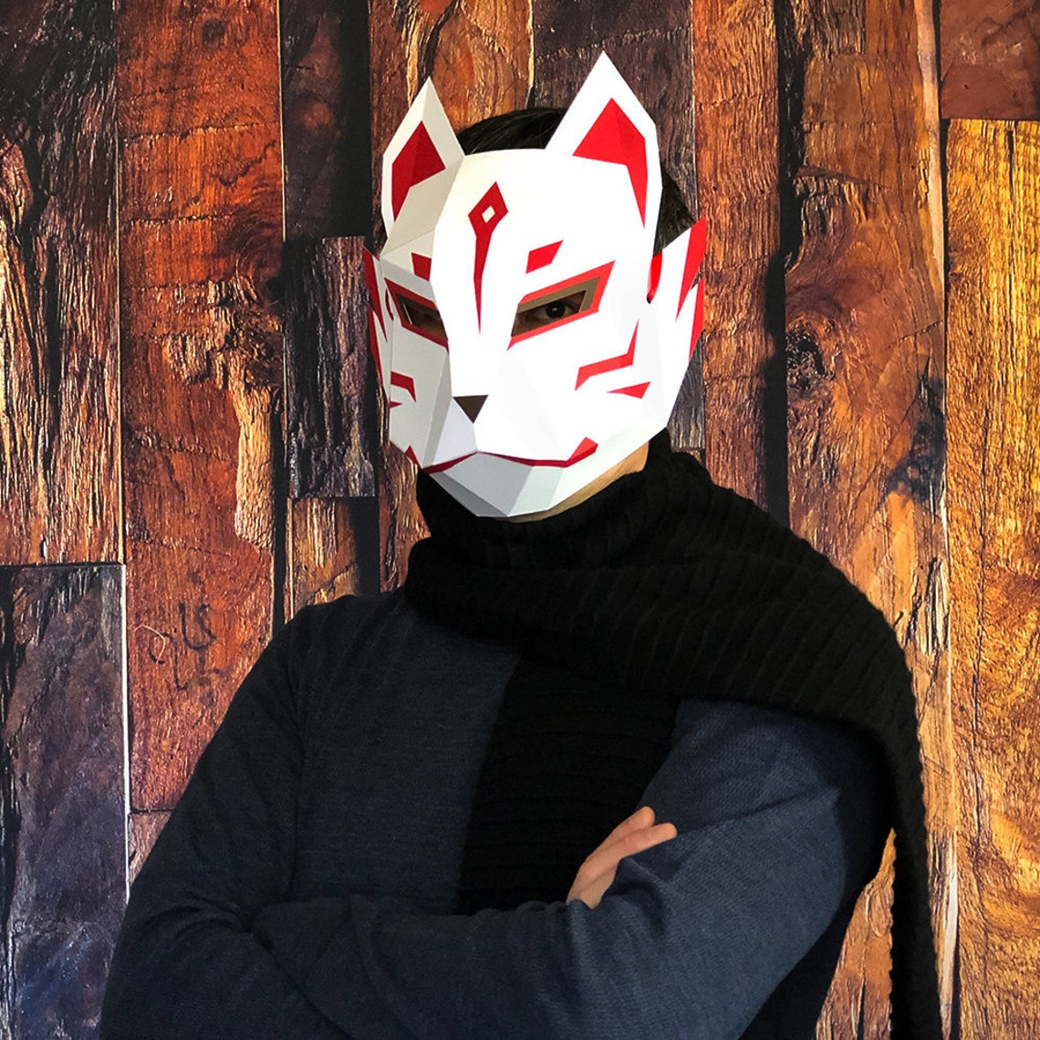 Korai No Kitsune Mask Traditional Nine-tailed Fox Mask - Etsy New Zealand