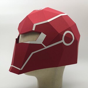 Guardian Mask | the Archangel Head Mask - DIY Low Poly Papercraft PDF ...