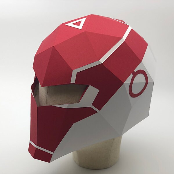 Guardian Mask | the Archangel Head Mask - DIY Low Poly Papercraft PDF ...