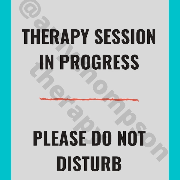 Counseling Do Not Disturb Door Sign - Etsy