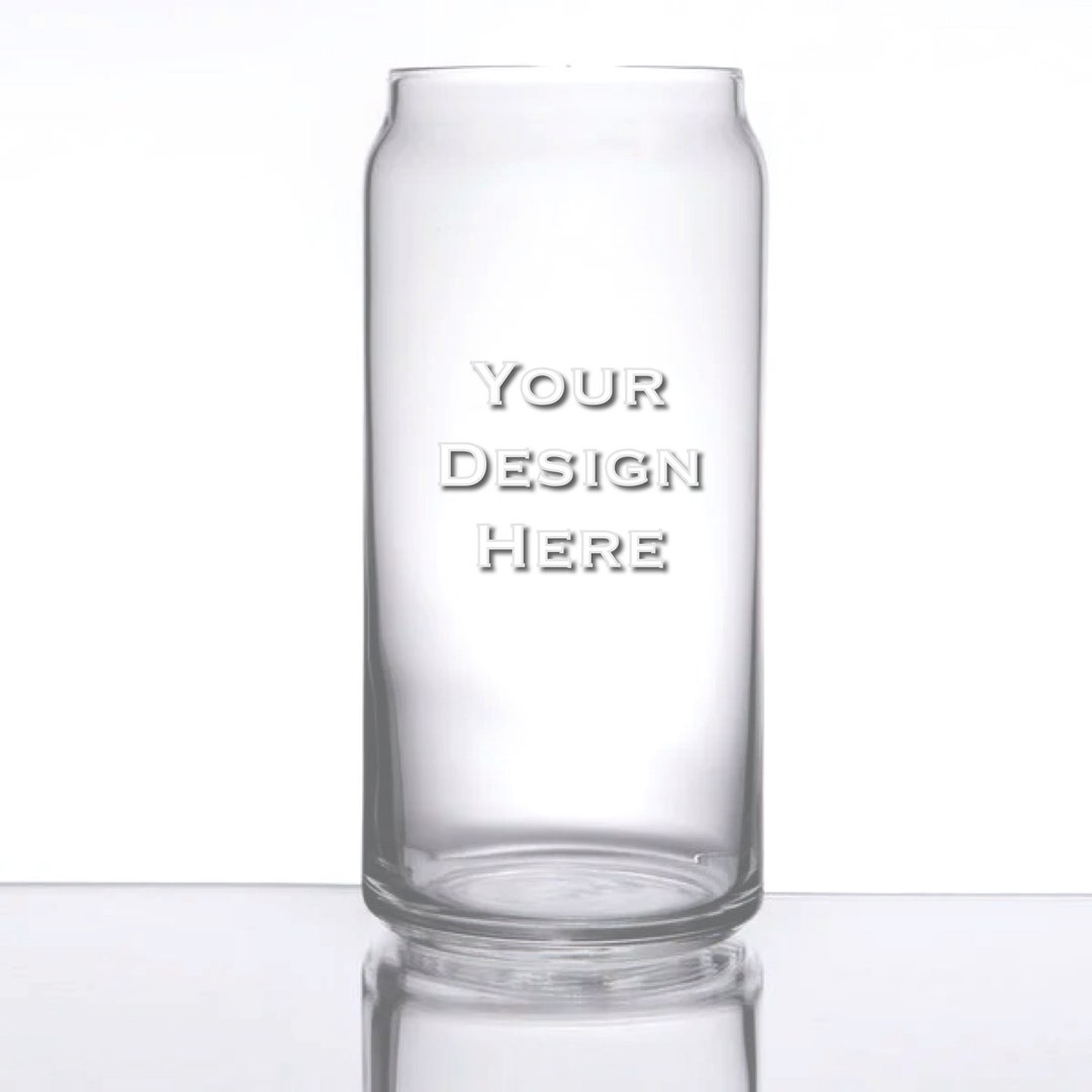 Custom Etched 20oz Can Glass. Personalized Beer Can Glass. - Etsy