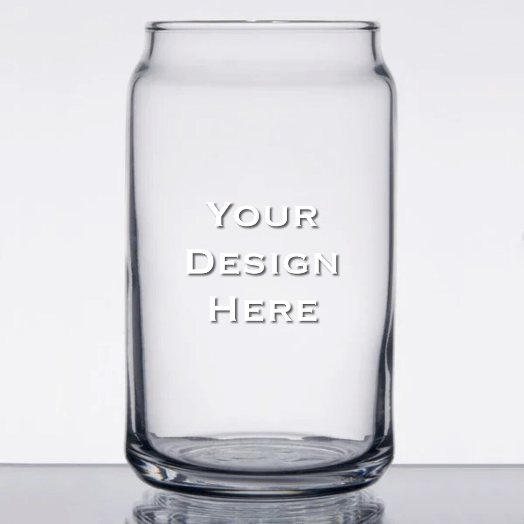 Custom Etched 5oz Miniature Can Glass. Small and Large Orders. Gift ...