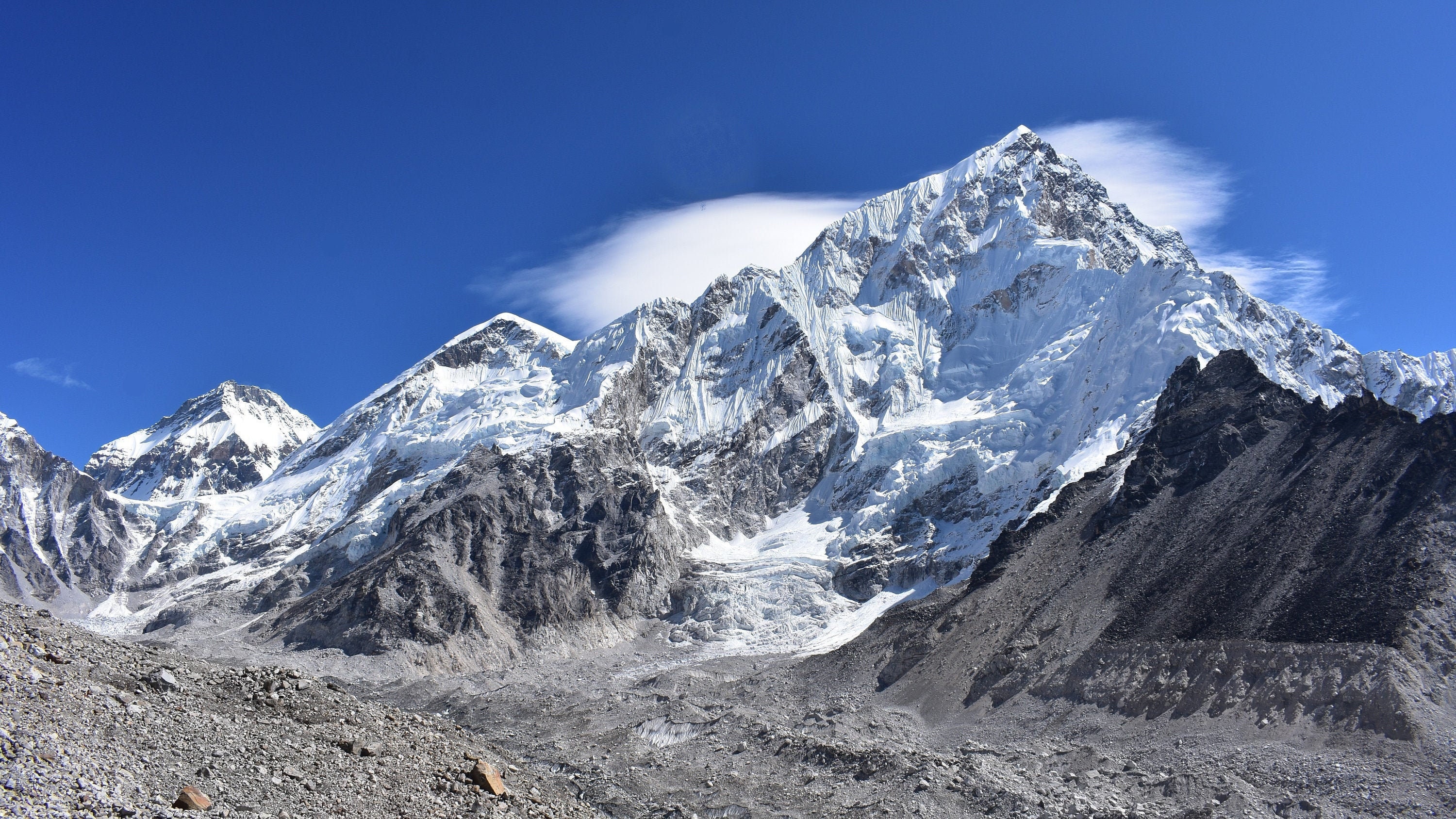 Monte Everest la cima del mundo fotografiado desde el valle - Etsy España