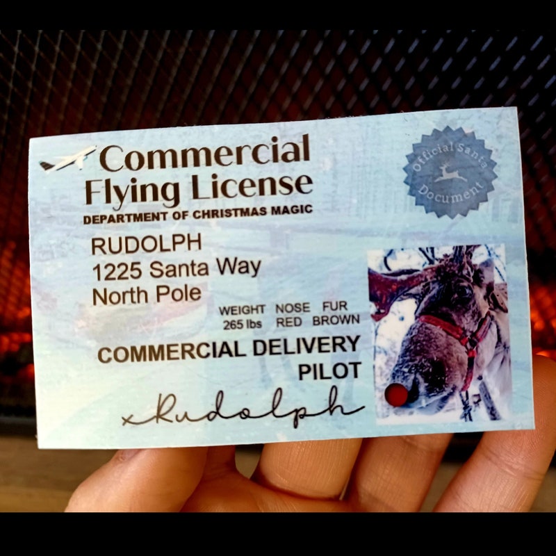 Rudolph License - Etsy