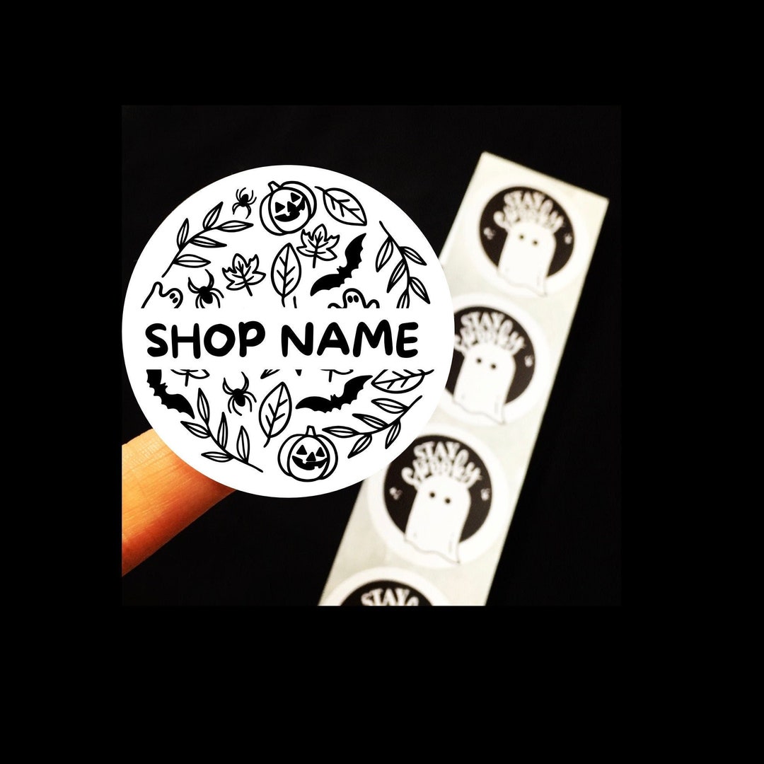 Spooky Custom Small Business Thank You Stickers, Packaging Stickers ...