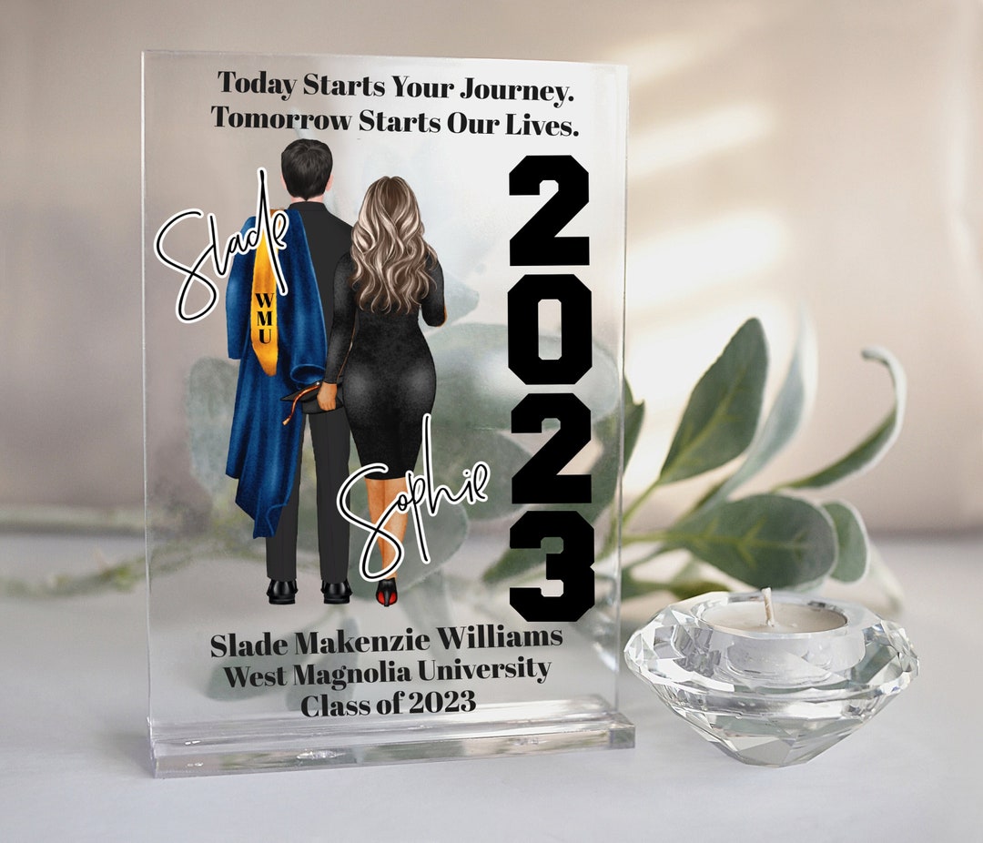 Personalized Graduation Acrylic Sign, Custom Boyfriend Graduation Gift ...