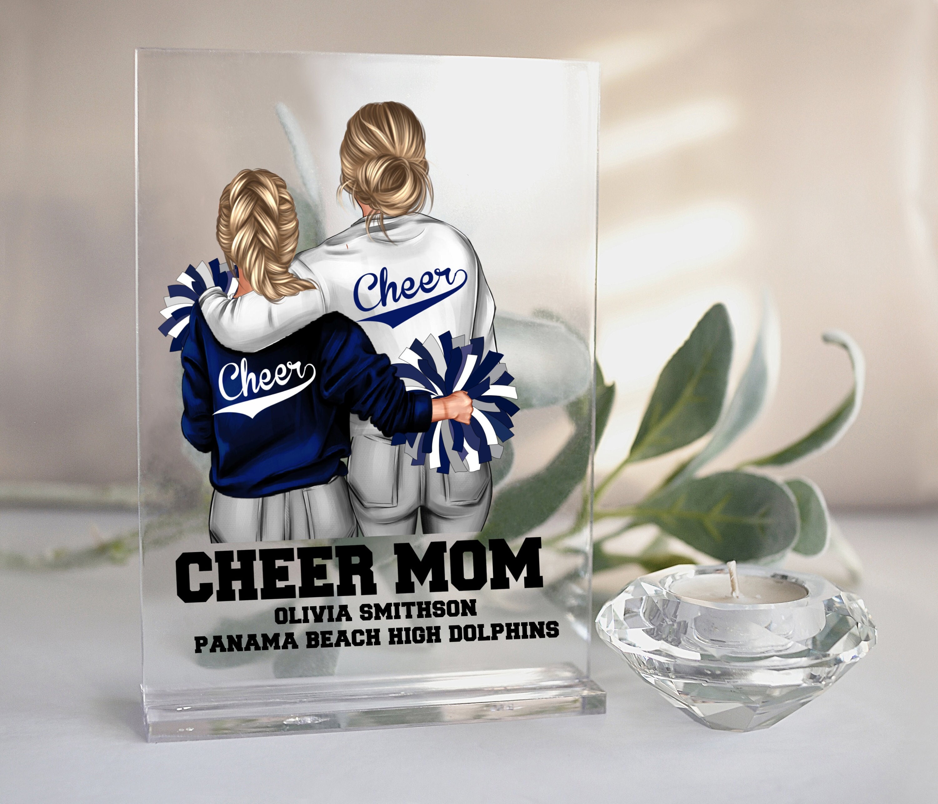 Personalized Cheer Acrylic Sign Custom Cheer Gift Mom - Etsy