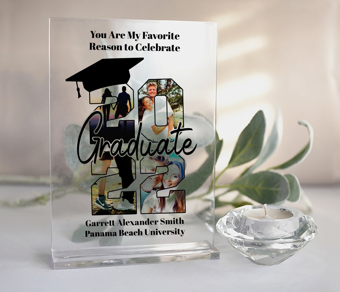 Personalized Graduation Acrylic Sign, Custom Graduation Boyfriend Gift ...