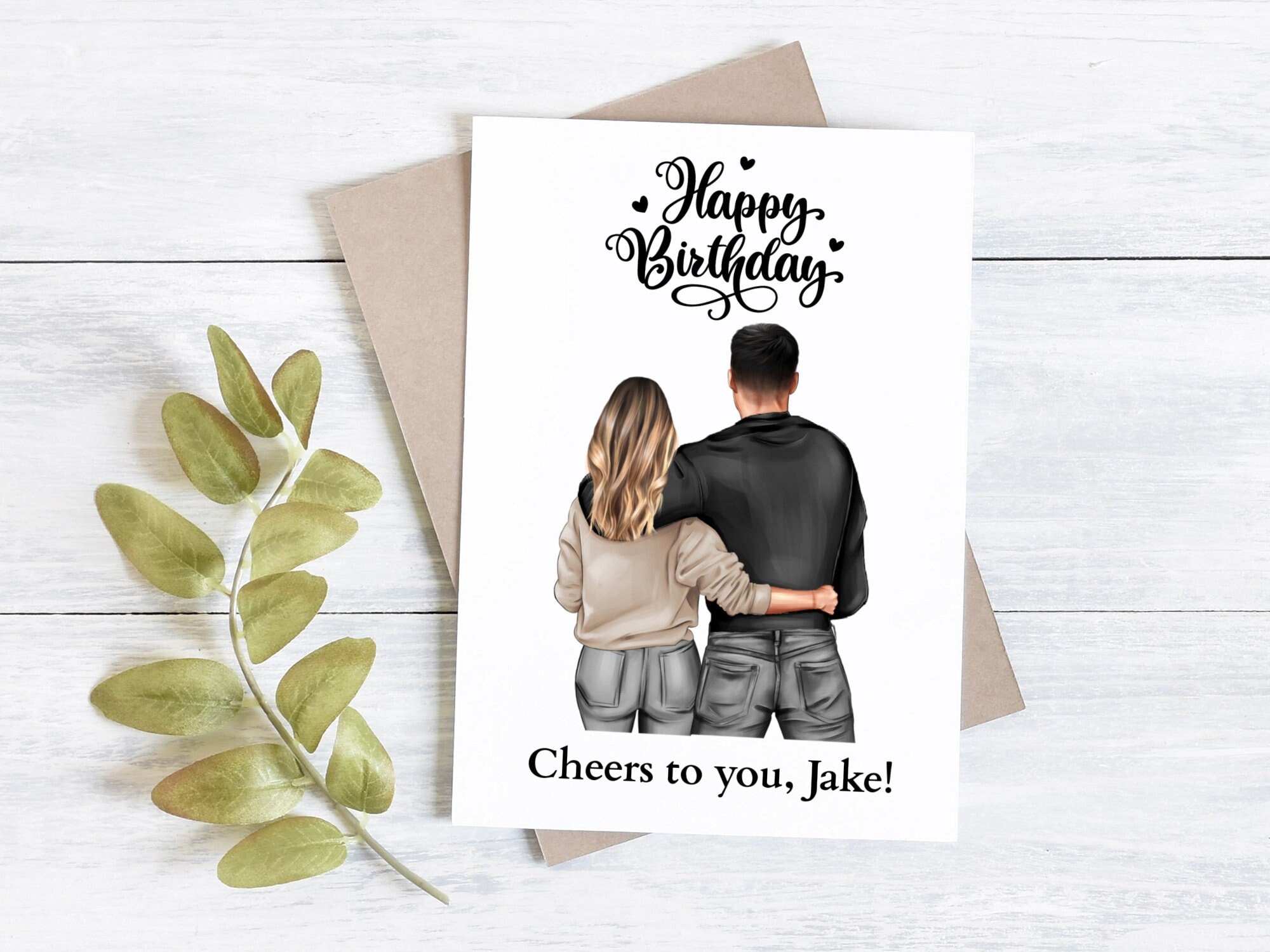 Personalized Birthday Card, Boyfriend Birthday Card, Girlfriend ...